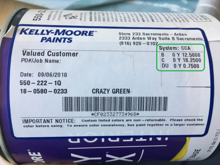 Understanding Sherwin-Williams and Kelly-Moore Paint Labels – Dear Shari
